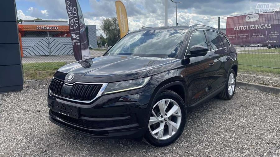 Black Skoda Kodiaq 2019 in Marijampole, with an engine capacity of 2.00 L and mileage of 244 thousand km for 16900 €, photo 1 on AUTOMOTO.COM.LV