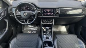 Black Skoda Kodiaq 2019 in Marijampole, with an engine capacity of 2.00 L and mileage of 244 thousand km for 16900 €, photo 15 on AUTOMOTO.COM.LV