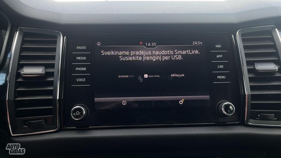 Black Skoda Kodiaq 2019 in Marijampole, with an engine capacity of 2.00 L and mileage of 244 thousand km for 16900 €, photo 25 on AUTOMOTO.COM.LV