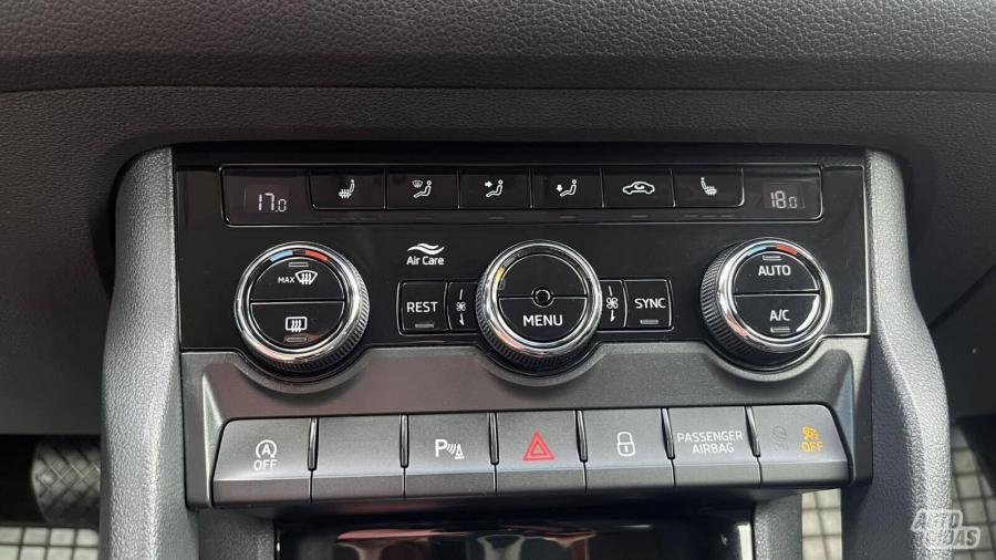 Black Skoda Kodiaq 2019 in Marijampole, with an engine capacity of 2.00 L and mileage of 244 thousand km for 16900 €, photo 36 on AUTOMOTO.COM.LV