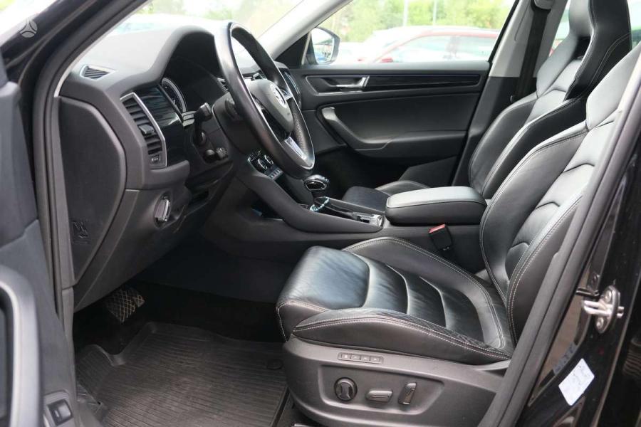 Melns Skoda Kodiaq 2019 Viļņa, ar dzinēja tilpumu 1.97 L un nobraukumu 160 tūkst. km par 23900 €, foto 8 vietnē AUTOMOTO.COM.LV