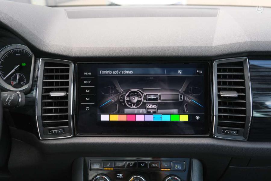 Melns Skoda Kodiaq 2019 Viļņa, ar dzinēja tilpumu 1.97 L un nobraukumu 160 tūkst. km par 23900 €, foto 15 vietnē AUTOMOTO.COM.LV