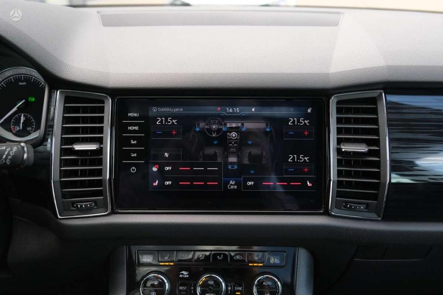 Melns Skoda Kodiaq 2019 Viļņa, ar dzinēja tilpumu 1.97 L un nobraukumu 160 tūkst. km par 23900 €, foto 17 vietnē AUTOMOTO.COM.LV