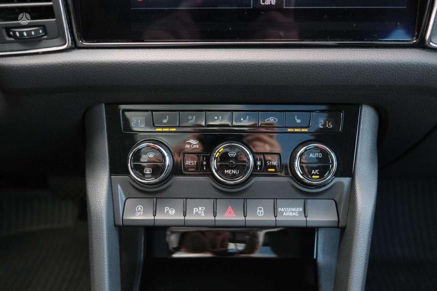 Melns Skoda Kodiaq 2019 Viļņa, ar dzinēja tilpumu 1.97 L un nobraukumu 160 tūkst. km par 23900 €, foto 18 vietnē AUTOMOTO.COM.LV