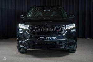Black Skoda Kodiaq 2019 in Vilnius, with an engine capacity of 1.97 L and mileage of 156 thousand km for 24998 €, photo 3 on AUTOMOTO.COM.LV