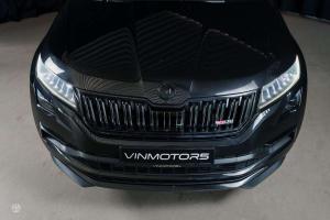 Black Skoda Kodiaq 2019 in Vilnius, with an engine capacity of 1.97 L and mileage of 156 thousand km for 24998 €, photo 13 on AUTOMOTO.COM.LV