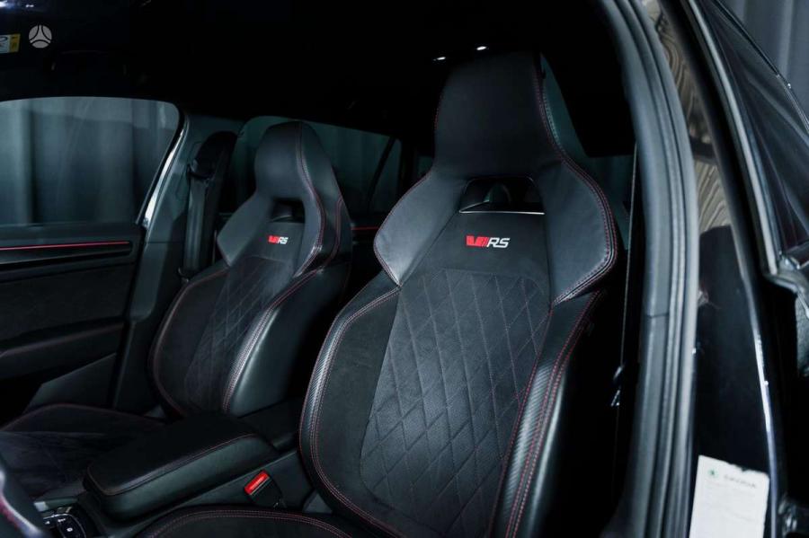 Black Skoda Kodiaq 2019 in Vilnius, with an engine capacity of 1.97 L and mileage of 156 thousand km for 24998 €, photo 15 on AUTOMOTO.COM.LV