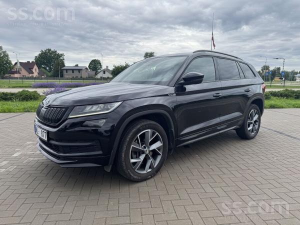 Черный Шкода Kodiaq 2019 в Рига, объемом двигателя 2.00 л и пробегом 177 тыс. км за 23900 €, фото 1 на AUTOMOTO.COM.LV