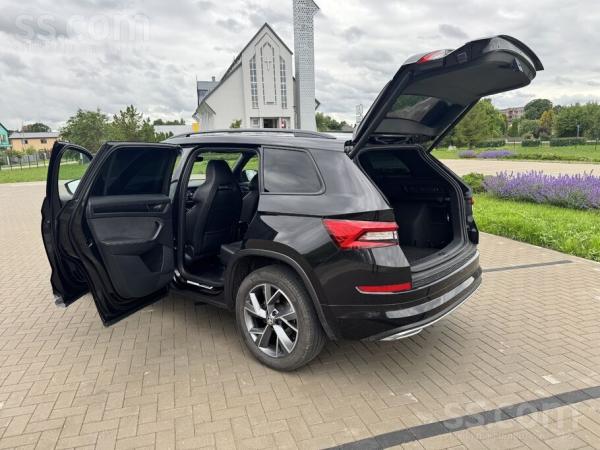 Черный Шкода Kodiaq 2019 в Рига, объемом двигателя 2.00 л и пробегом 177 тыс. км за 23900 €, фото 7 на AUTOMOTO.COM.LV
