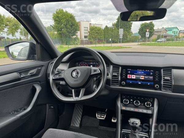 Черный Шкода Kodiaq 2019 в Рига, объемом двигателя 2.00 л и пробегом 177 тыс. км за 23900 €, фото 8 на AUTOMOTO.COM.LV