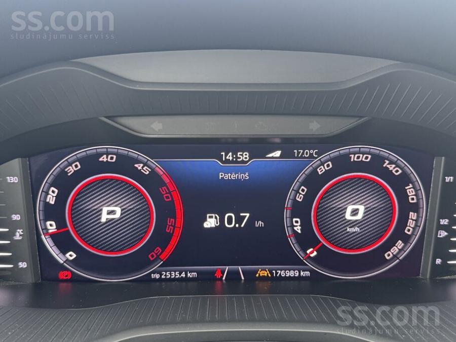 Black Skoda Kodiaq 2019 in Riga, with an engine capacity of 2.00 L and mileage of 177 thousand km for 23900 €, photo 17 on AUTOMOTO.COM.LV