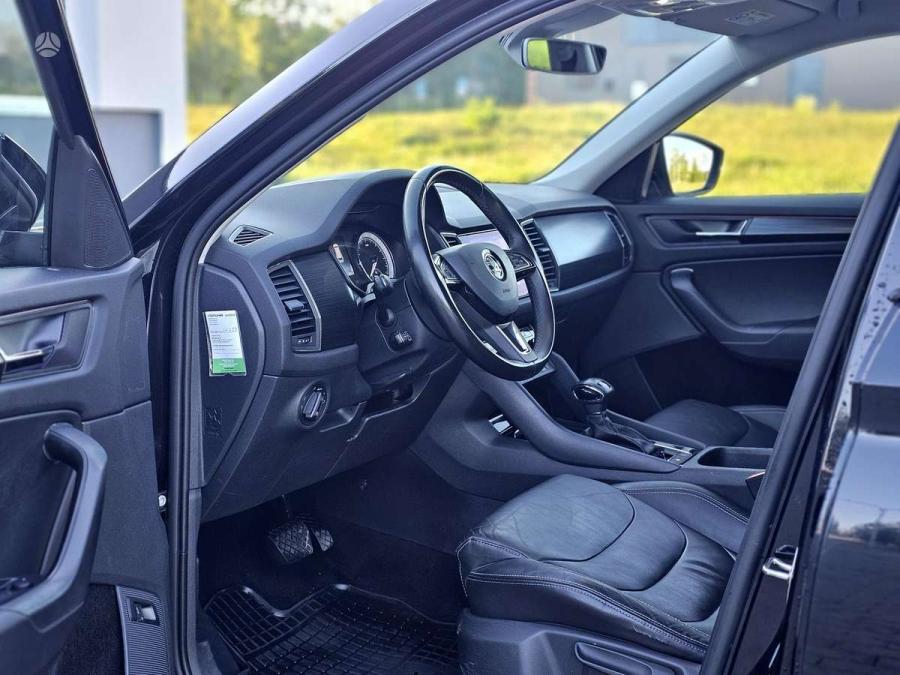 Melns Skoda Kodiaq 2019 Viļņa, ar dzinēja tilpumu 1.97 L un nobraukumu 233 tūkst. km par 17850 €, foto 25 vietnē AUTOMOTO.COM.LV
