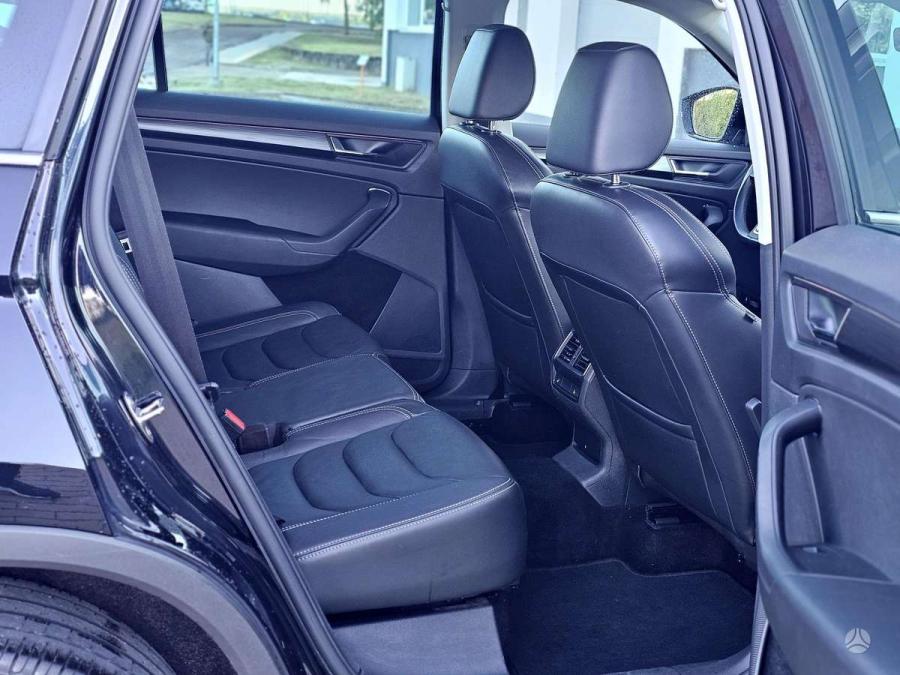 Melns Skoda Kodiaq 2019 Viļņa, ar dzinēja tilpumu 1.97 L un nobraukumu 233 tūkst. km par 17850 €, foto 29 vietnē AUTOMOTO.COM.LV