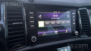 Black Skoda Kodiaq 2019 in Riga, with an engine capacity of 2.00 L and mileage of 129 thousand km for 19900 €, photo 14 on AUTOMOTO.COM.LV