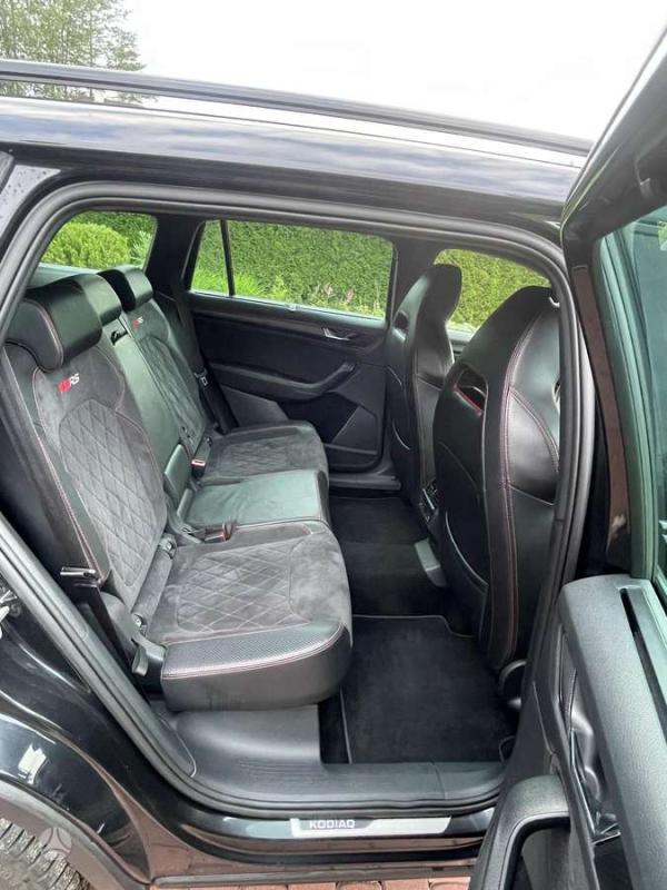 Black Skoda Kodiaq 2019 in Vilnius, with an engine capacity of 1.97 L and mileage of 238 thousand km for 21700 €, photo 8 on AUTOMOTO.COM.LV