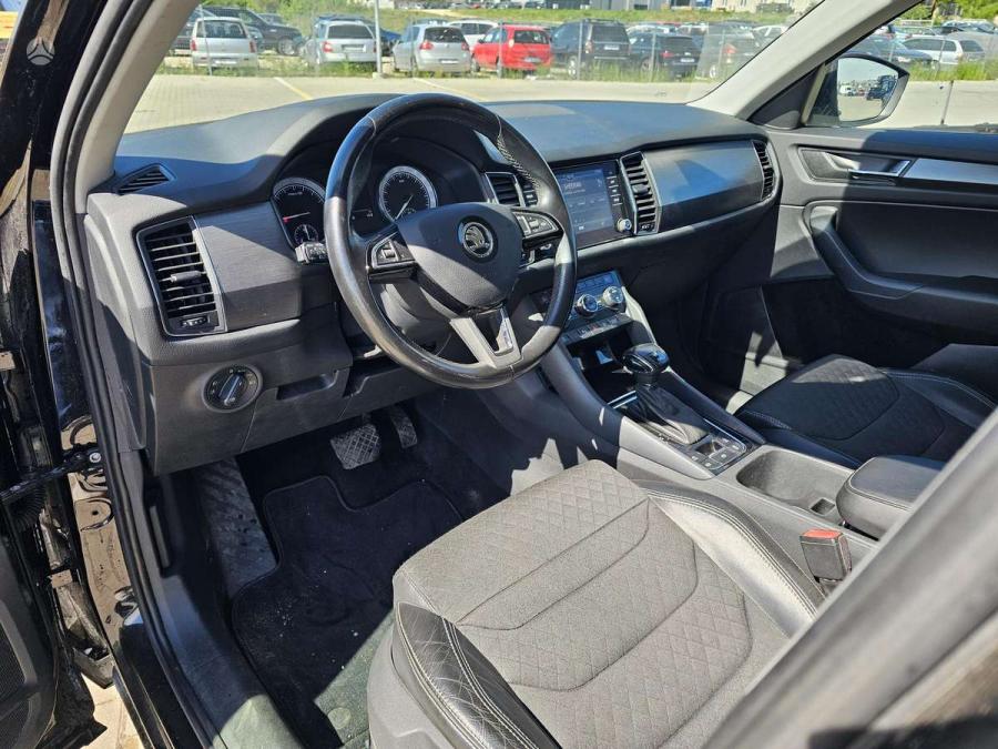 Melns Skoda Kodiaq 2019 Tauragė, ar dzinēja tilpumu 2.00 L un nobraukumu 251 tūkst. km par 17300 €, foto 14 vietnē AUTOMOTO.COM.LV