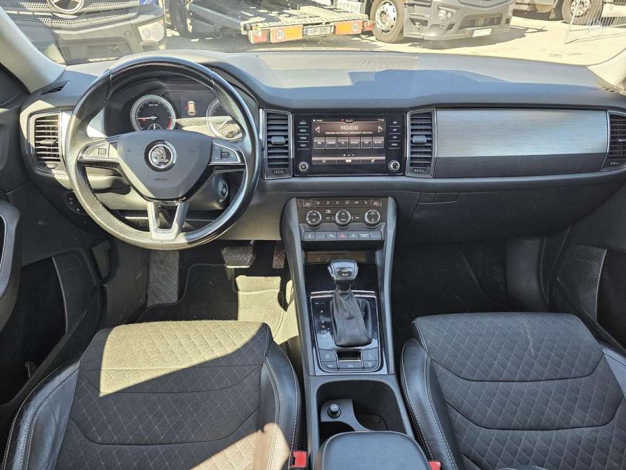 Melns Skoda Kodiaq 2019 Tauragė, ar dzinēja tilpumu 2.00 L un nobraukumu 251 tūkst. km par 17300 €, foto 16 vietnē AUTOMOTO.COM.LV