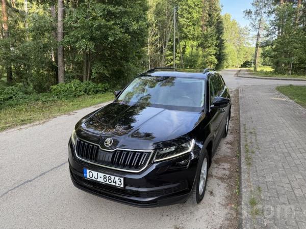 Black Skoda Kodiaq 2019 in Riga, with an engine capacity of 1.50 L and mileage of 216 thousand km for 16000 €, photo 1 on AUTOMOTO.COM.LV