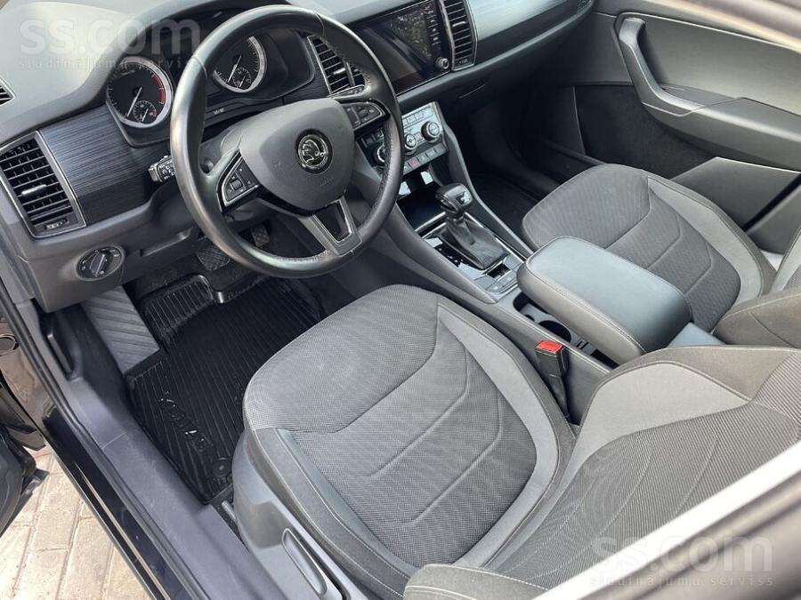 Черный Шкода Kodiaq 2019 в Рига, объемом двигателя 1.50 л и пробегом 216 тыс. км за 16000 €, фото 9 на AUTOMOTO.COM.LV