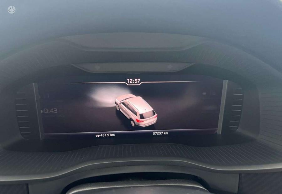 Черный Шкода Kodiaq 2019 в Вильнюс, объемом двигателя 1.97 л и пробегом 57 тыс. км за 32500 €, фото 14 на AUTOMOTO.COM.LV
