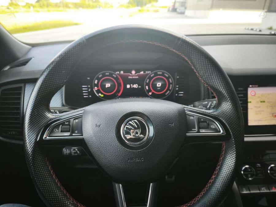 Melns Skoda Kodiaq 2019 Šauļi, ar dzinēja tilpumu 2.00 L un nobraukumu 204 tūkst. km par 22500 €, foto 14 vietnē AUTOMOTO.COM.LV