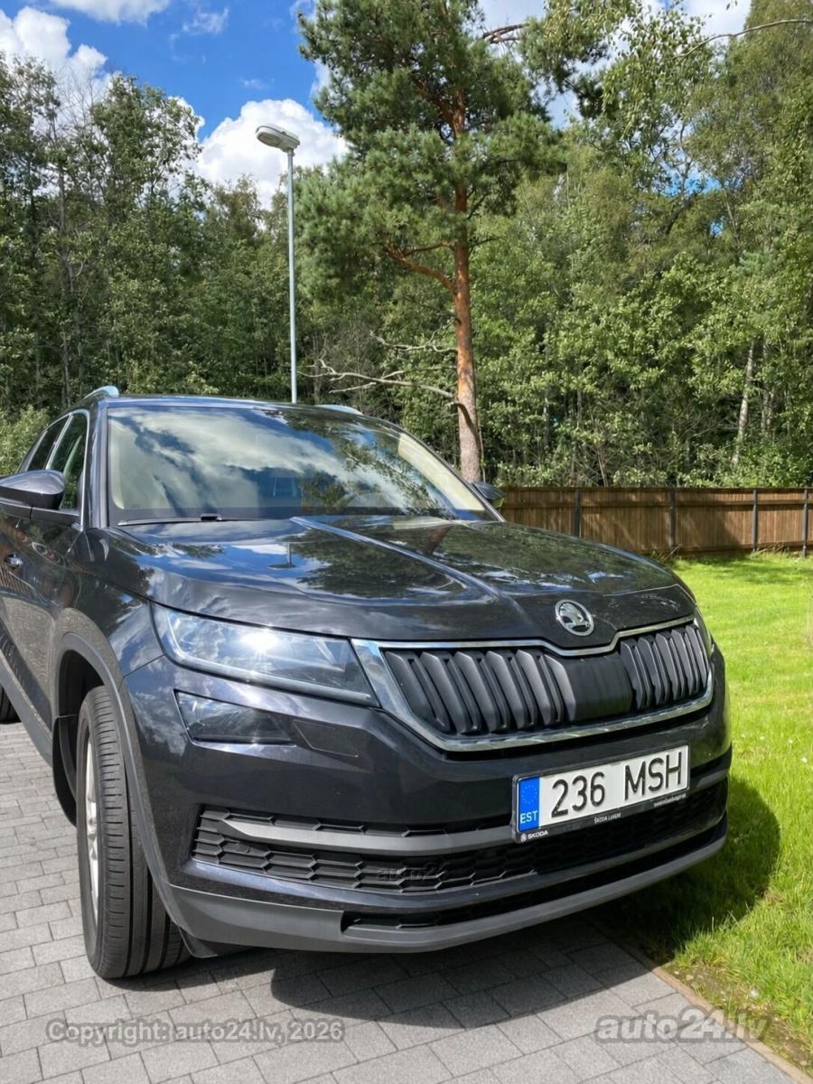 Melns Skoda Kodiaq 2019 Tallina, ar dzinēja tilpumu 2.00 L un nobraukumu 102 tūkst. km par 23500 €, foto 1 vietnē AUTOMOTO.COM.LV