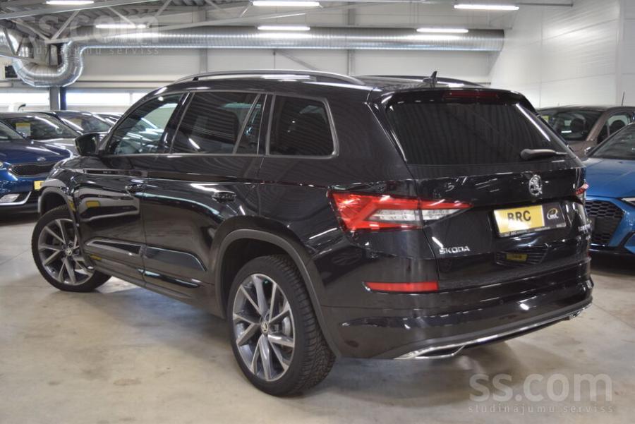 Melns Skoda Kodiaq 2019 Rīga, ar dzinēja tilpumu 2.00 L un nobraukumu 125 tūkst. km par 24500 €, foto 3 vietnē AUTOMOTO.COM.LV