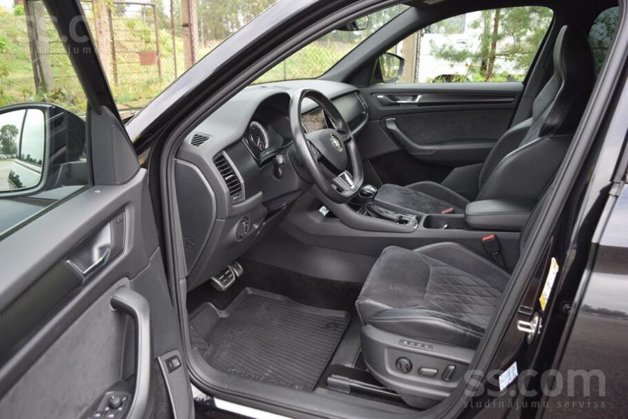 Melns Skoda Kodiaq 2019 Rīga, ar dzinēja tilpumu 2.00 L un nobraukumu 125 tūkst. km par 24500 €, foto 4 vietnē AUTOMOTO.COM.LV