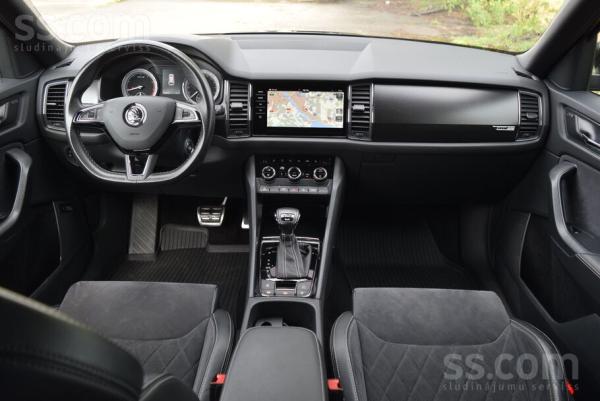 Черный Шкода Kodiaq 2019 в Рига, объемом двигателя 2.00 л и пробегом 125 тыс. км за 24500 €, фото 5 на AUTOMOTO.COM.LV