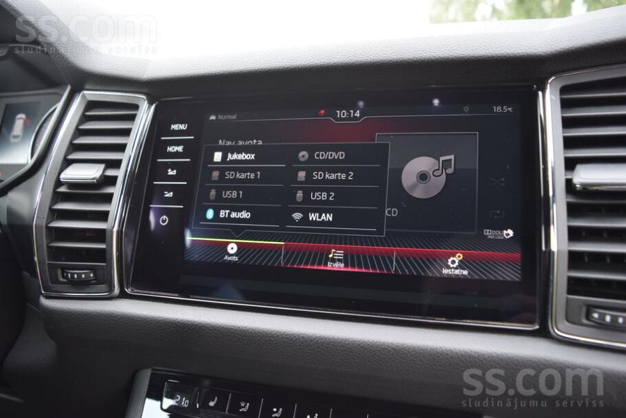 Melns Skoda Kodiaq 2019 Rīga, ar dzinēja tilpumu 2.00 L un nobraukumu 125 tūkst. km par 24500 €, foto 6 vietnē AUTOMOTO.COM.LV