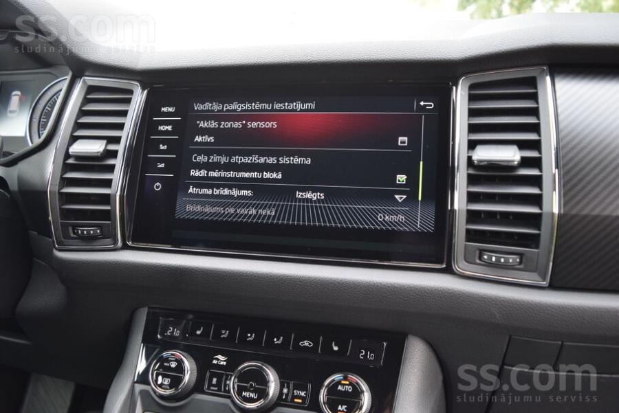 Melns Skoda Kodiaq 2019 Rīga, ar dzinēja tilpumu 2.00 L un nobraukumu 125 tūkst. km par 24500 €, foto 8 vietnē AUTOMOTO.COM.LV