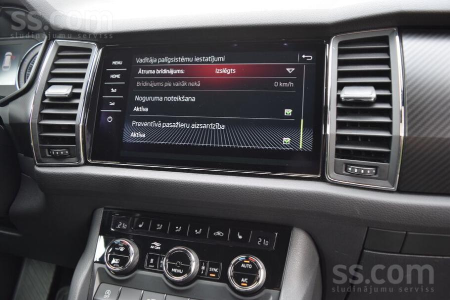 Melns Skoda Kodiaq 2019 Rīga, ar dzinēja tilpumu 2.00 L un nobraukumu 125 tūkst. km par 24500 €, foto 9 vietnē AUTOMOTO.COM.LV