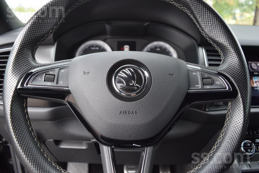Melns Skoda Kodiaq 2019 Rīga, ar dzinēja tilpumu 2.00 L un nobraukumu 125 tūkst. km par 24500 €, foto 12 vietnē AUTOMOTO.COM.LV