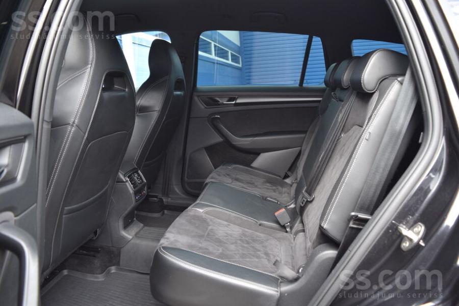 Melns Skoda Kodiaq 2019 Rīga, ar dzinēja tilpumu 2.00 L un nobraukumu 125 tūkst. km par 24500 €, foto 16 vietnē AUTOMOTO.COM.LV
