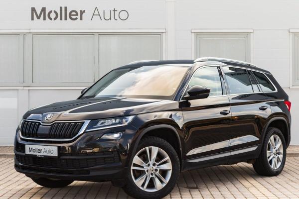 Black Skoda Kodiaq 2019 in Ventspils, with an engine capacity of 2.00 L and mileage of 156 thousand km for 24650 €, photo 1 on AUTOMOTO.COM.LV
