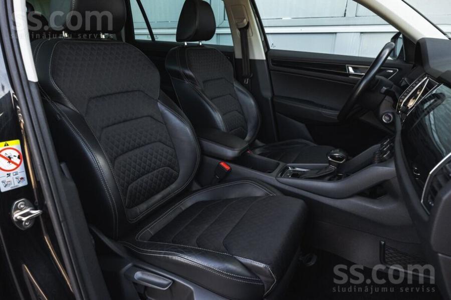 Melns Skoda Kodiaq 2019 Ventspils, ar dzinēja tilpumu 2.00 L un nobraukumu 156 tūkst. km par 24650 €, foto 17 vietnē AUTOMOTO.COM.LV