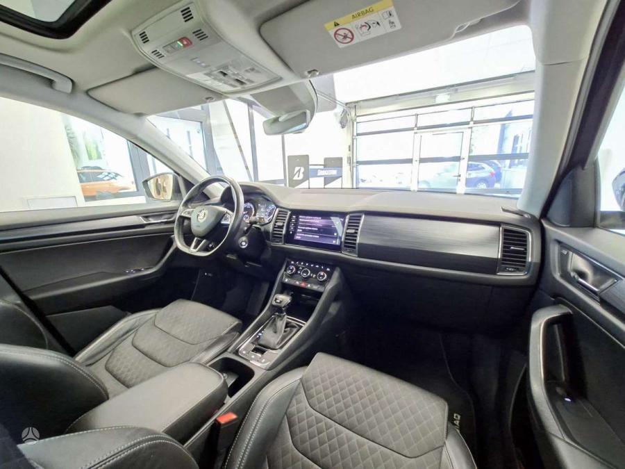 Черный Шкода Kodiaq 2019 в Каунас, объемом двигателя 1.50 л и пробегом 187 тыс. км за 19500 €, фото 10 на AUTOMOTO.COM.LV