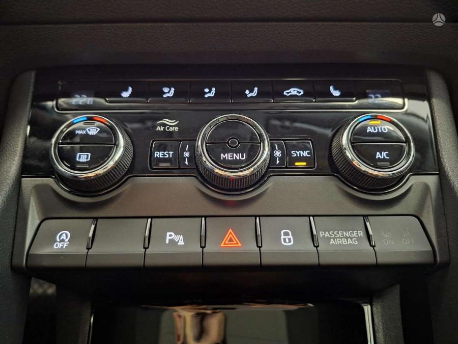 Черный Шкода Kodiaq 2019 в Каунас, объемом двигателя 1.50 л и пробегом 187 тыс. км за 19500 €, фото 15 на AUTOMOTO.COM.LV