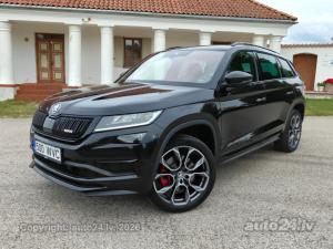 Black Skoda Kodiaq 2019 in Tartu, with an engine capacity of 2.00 L and mileage of 185 thousand km for 27999 €, photo  on AUTOMOTO.COM.LV