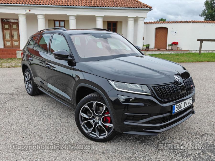 Black Skoda Kodiaq 2019 in Tartu, with an engine capacity of 2.00 L and mileage of 185 thousand km for 27999 €, photo 3 on AUTOMOTO.COM.LV