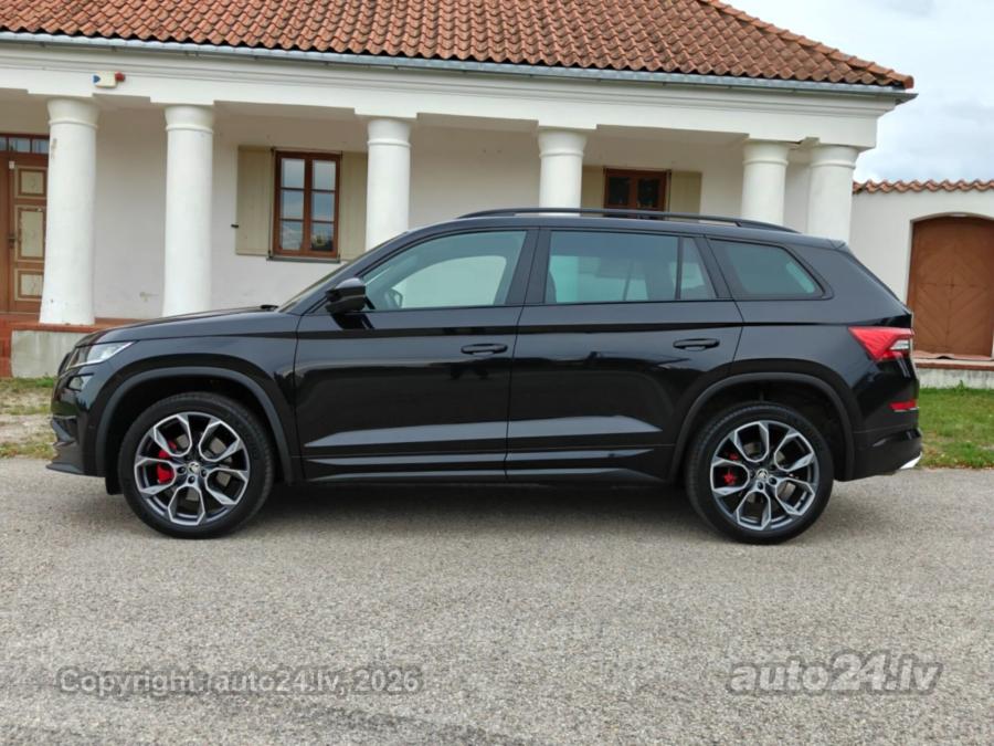 Black Skoda Kodiaq 2019 in Tartu, with an engine capacity of 2.00 L and mileage of 185 thousand km for 27999 €, photo 6 on AUTOMOTO.COM.LV