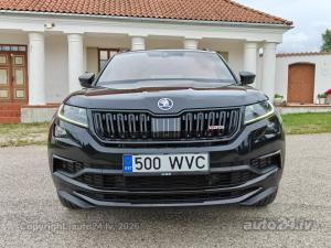 Black Skoda Kodiaq 2019 in Tartu, with an engine capacity of 2.00 L and mileage of 185 thousand km for 27999 €, photo 8 on AUTOMOTO.COM.LV