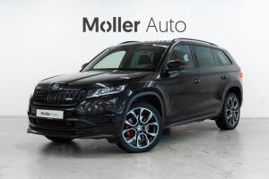 Black Skoda Kodiaq 2019 in Vilnius, with an engine capacity of 2.00 L and mileage of 221 thousand km for 24900 €, photo  on AUTOMOTO.COM.LV