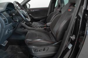Black Skoda Kodiaq 2019 in Vilnius, with an engine capacity of 2.00 L and mileage of 221 thousand km for 24900 €, photo 8 on AUTOMOTO.COM.LV