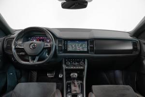 Black Skoda Kodiaq 2019 in Vilnius, with an engine capacity of 2.00 L and mileage of 221 thousand km for 24900 €, photo 9 on AUTOMOTO.COM.LV