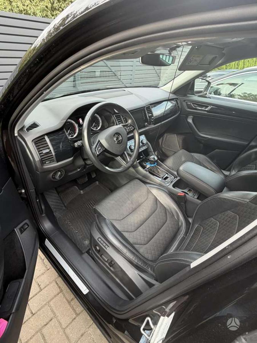 Черный Шкода Kodiaq 2019 в Вильнюс, объемом двигателя 1.98 л и пробегом 176 тыс. км за 19600 €, фото 15 на AUTOMOTO.COM.LV