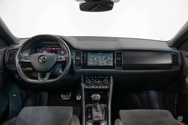 Black Skoda Kodiaq 2019 in Vilnius, with an engine capacity of 2.00 L and mileage of 221 thousand km for 24900 €, photo 9 on AUTOMOTO.COM.LV