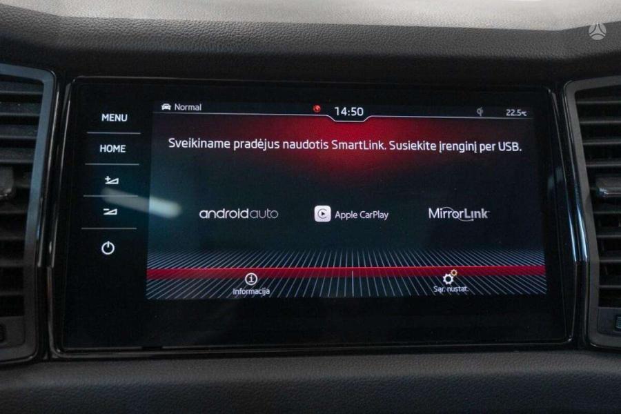 Черный Шкода Kodiaq 2019 в Вильнюс, объемом двигателя 2.00 л и пробегом 221 тыс. км за 24900 €, фото 15 на AUTOMOTO.COM.LV