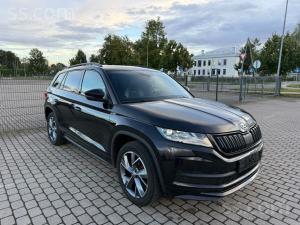 Black Skoda Kodiaq 2019 in Jelgava, with an engine capacity of 2.00 L and mileage of 322 thousand km for 19500 €, photo  on AUTOMOTO.COM.LV