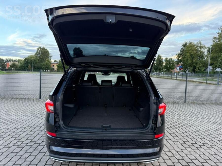 Melns Skoda Kodiaq 2019 Jelgava, ar dzinēja tilpumu 2.00 L un nobraukumu 322 tūkst. km par 19500 €, foto 14 vietnē AUTOMOTO.COM.LV
